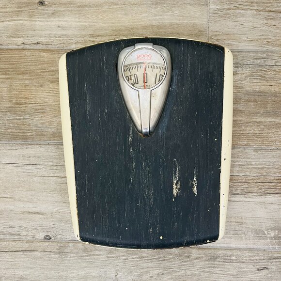 Vintage | Bath | Vtg Borg Bathroom Scale 95s Fully Functional Accurate ...